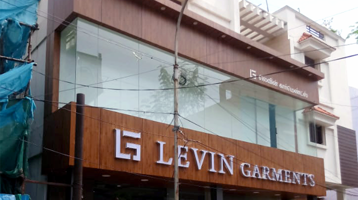 Levin Garments – Rk Facade and Interiors – Modern facade design ...